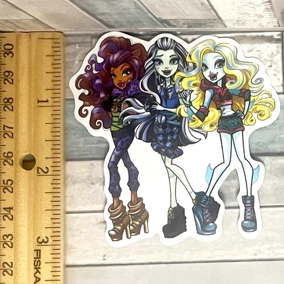 Office | 110 Y2k Monster High Reusable Waterproof Vinyl Sticker Decal ...